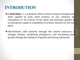 Biofertilizer | PPTX