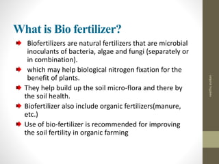 Biofertilizer | PPTX