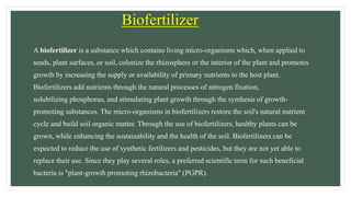 biofertilizer.ppt(introduction,types,uses) | PPT