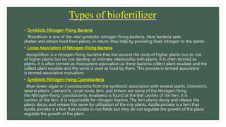 biofertilizer.ppt(introduction,types,uses) | PPT