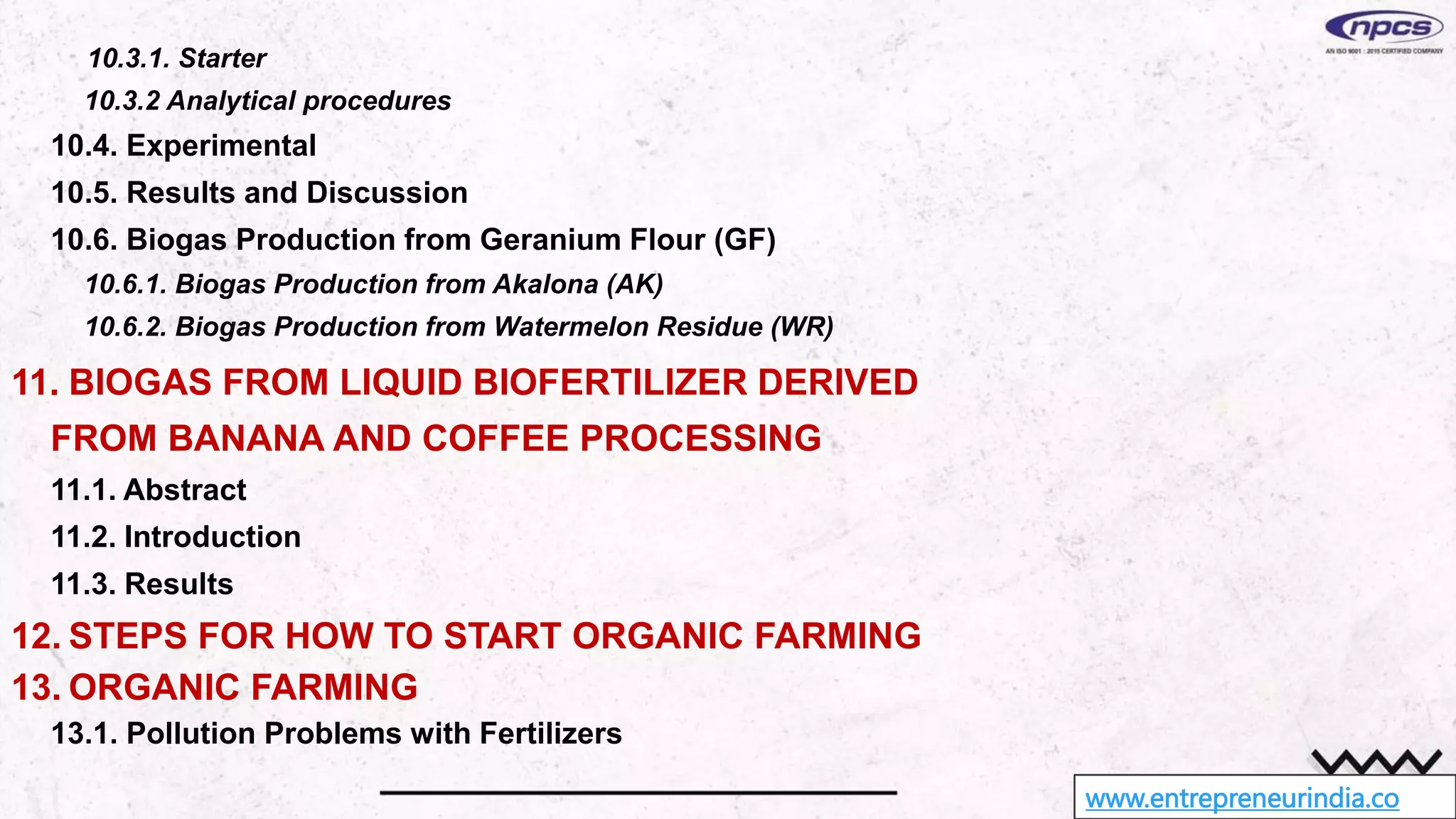 The Complete Technology Book on Biofertilizer and Organic Farming (Potash, Greenhouse Farming ...