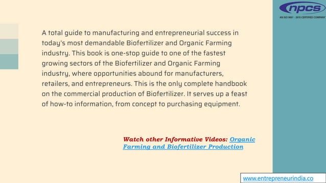 The Complete Technology Book on Biofertilizer and Organic Farming ...