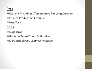 Formulations Of Biofertilizers | PPTX