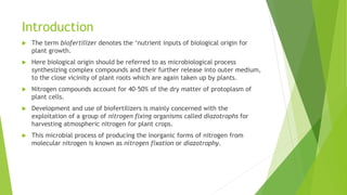 Biofertilizer ppt | PPTX