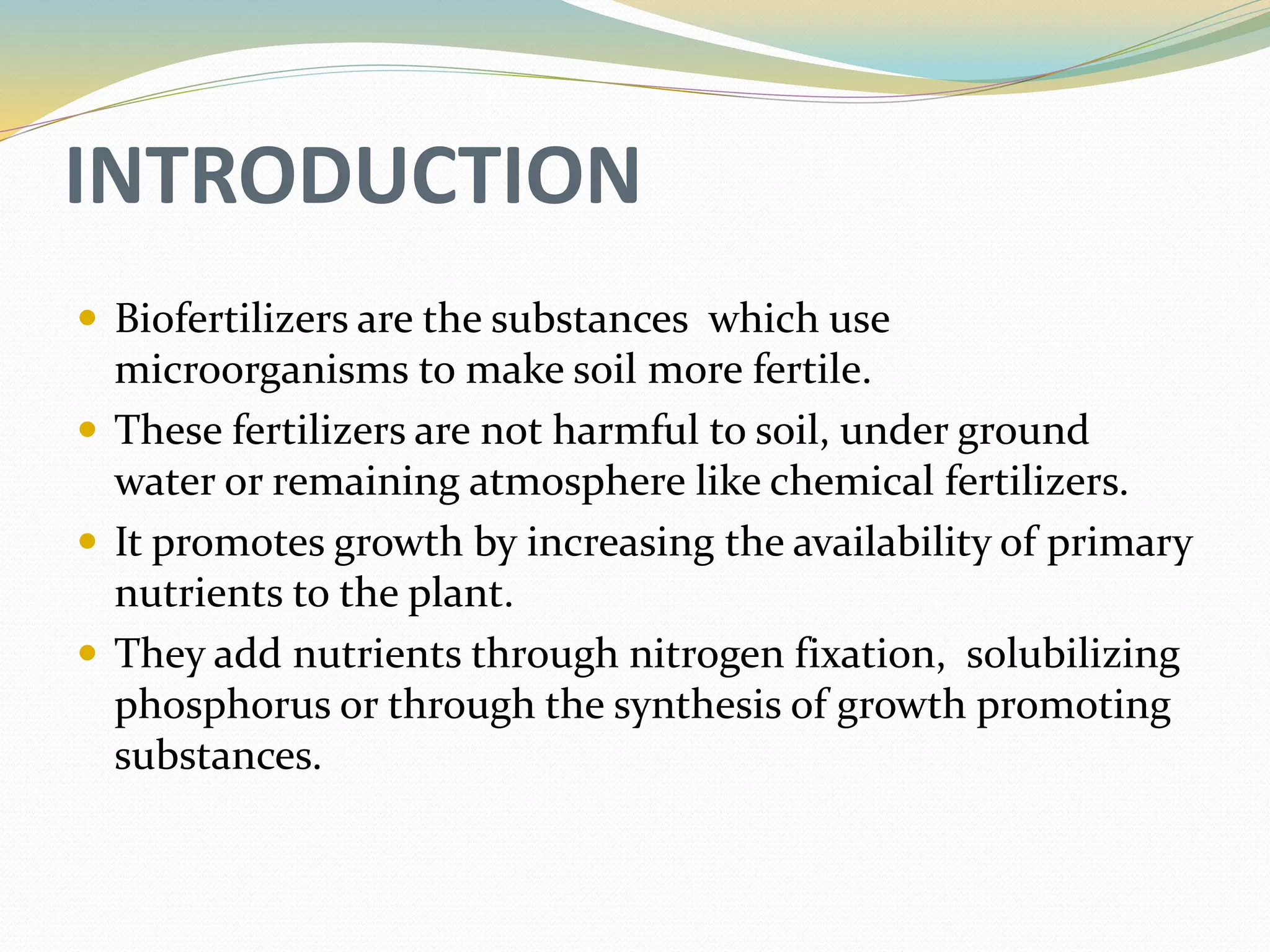 Biofertilizers | PPTX