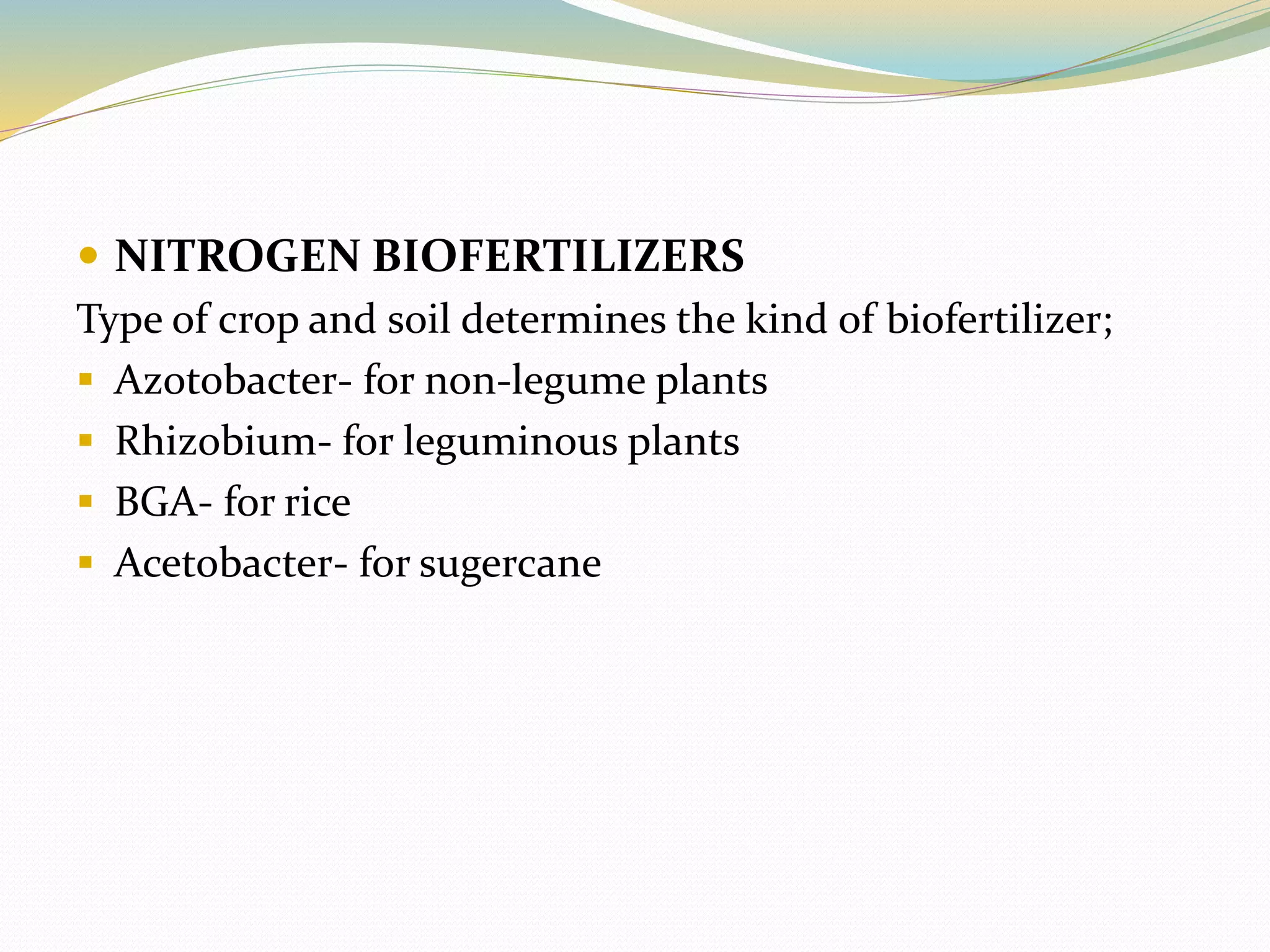 Biofertilizers | PPTX