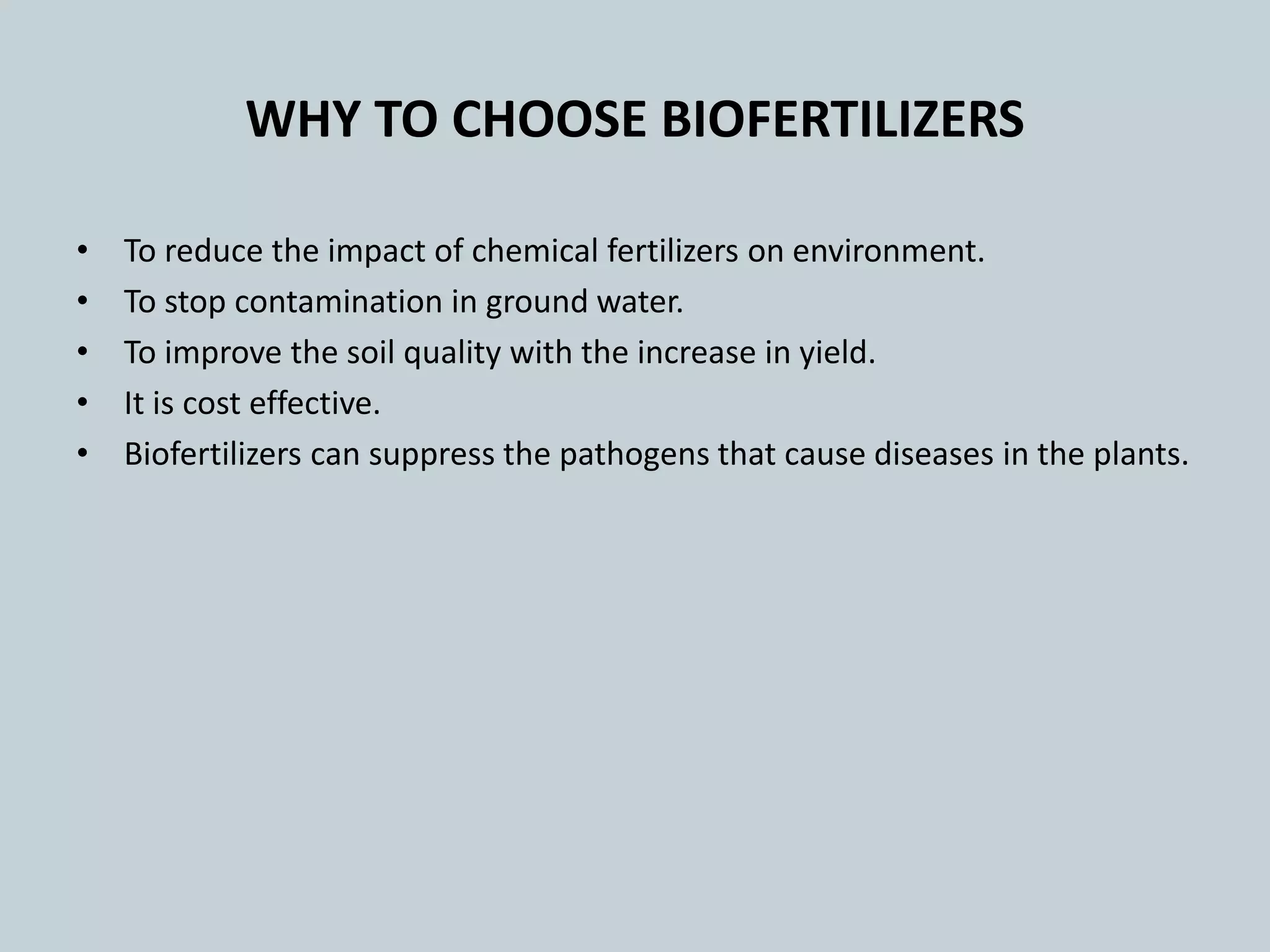 Biofertilizers | PPTX