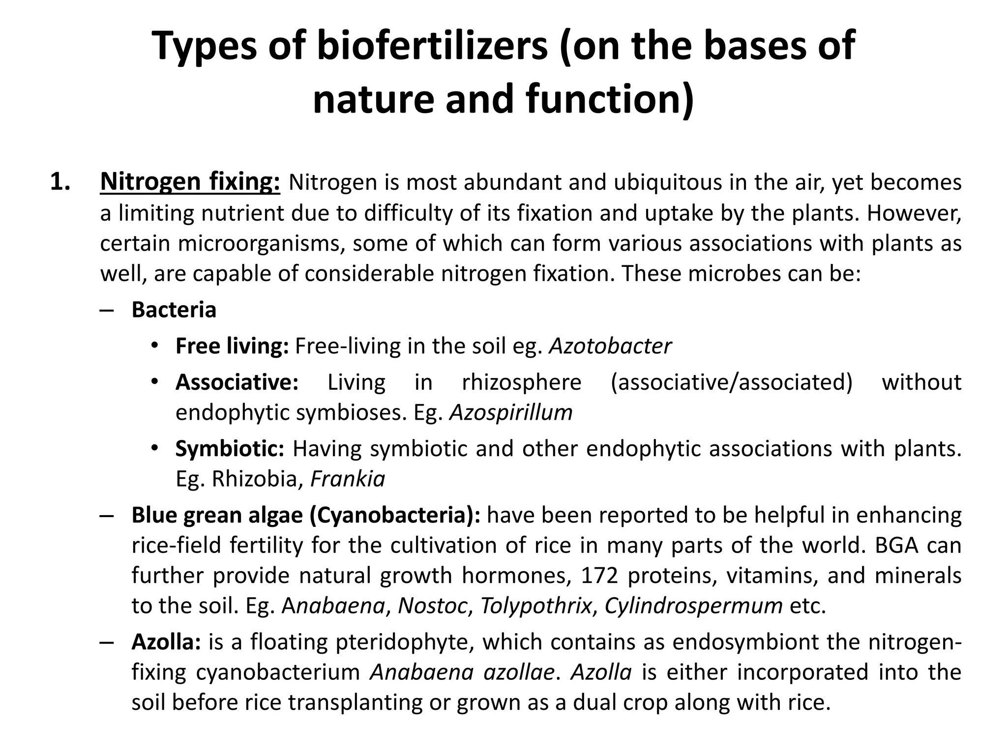 Biofertilizers.pdf class 12 for any school presentation | PDF