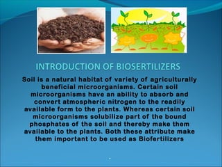Production of Biofertilizers | PPT