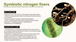 Biofertilizers and Biopesticides : Mechanism,Types | PDF