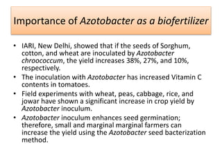 Biofertilizers ppt.pptx | Agriculture | Industries