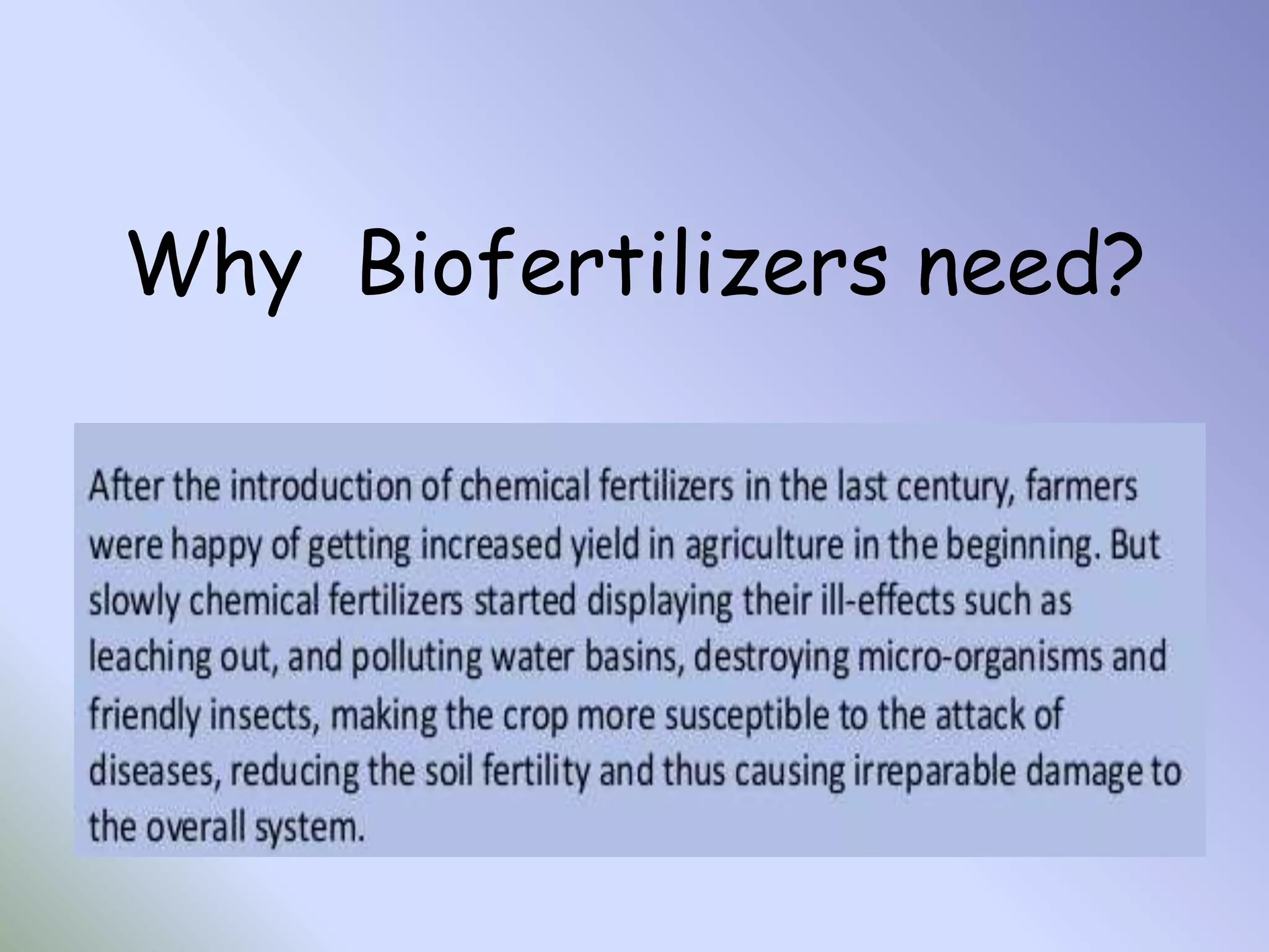 Biofertilizers slide share by ssk | PPTX