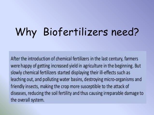 Biofertilizers slide share by ssk | PPT