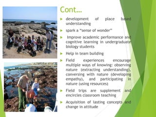 Biology study in field | PPTX