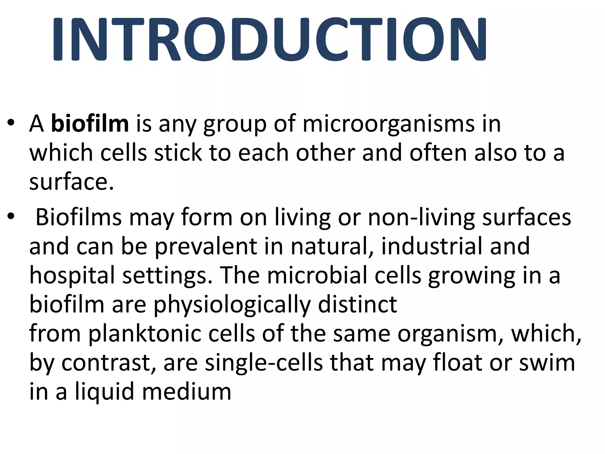 Biofilm | PPTX