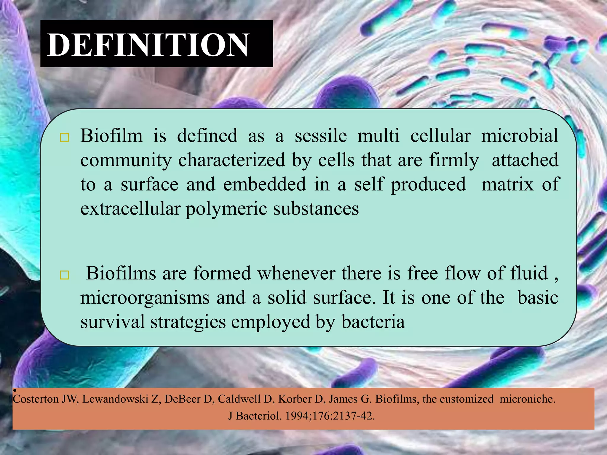 Biofilms | PPTX