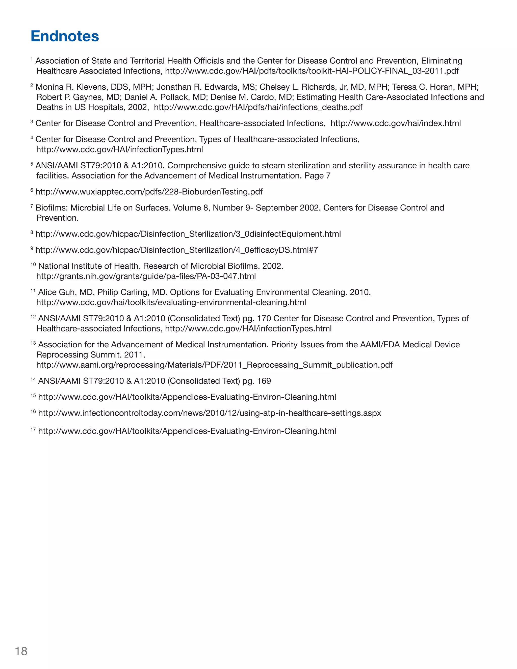 Getinge ATP Biofilm Course Booklet & Test | PDF