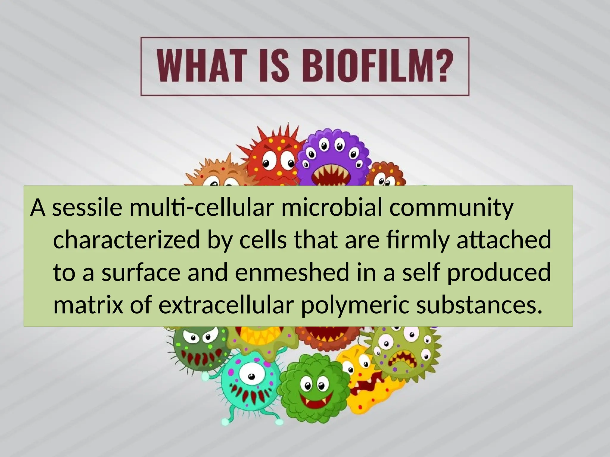biofilm and its significance in endodontics.pptx | Dental Health | Diseases and Conditions