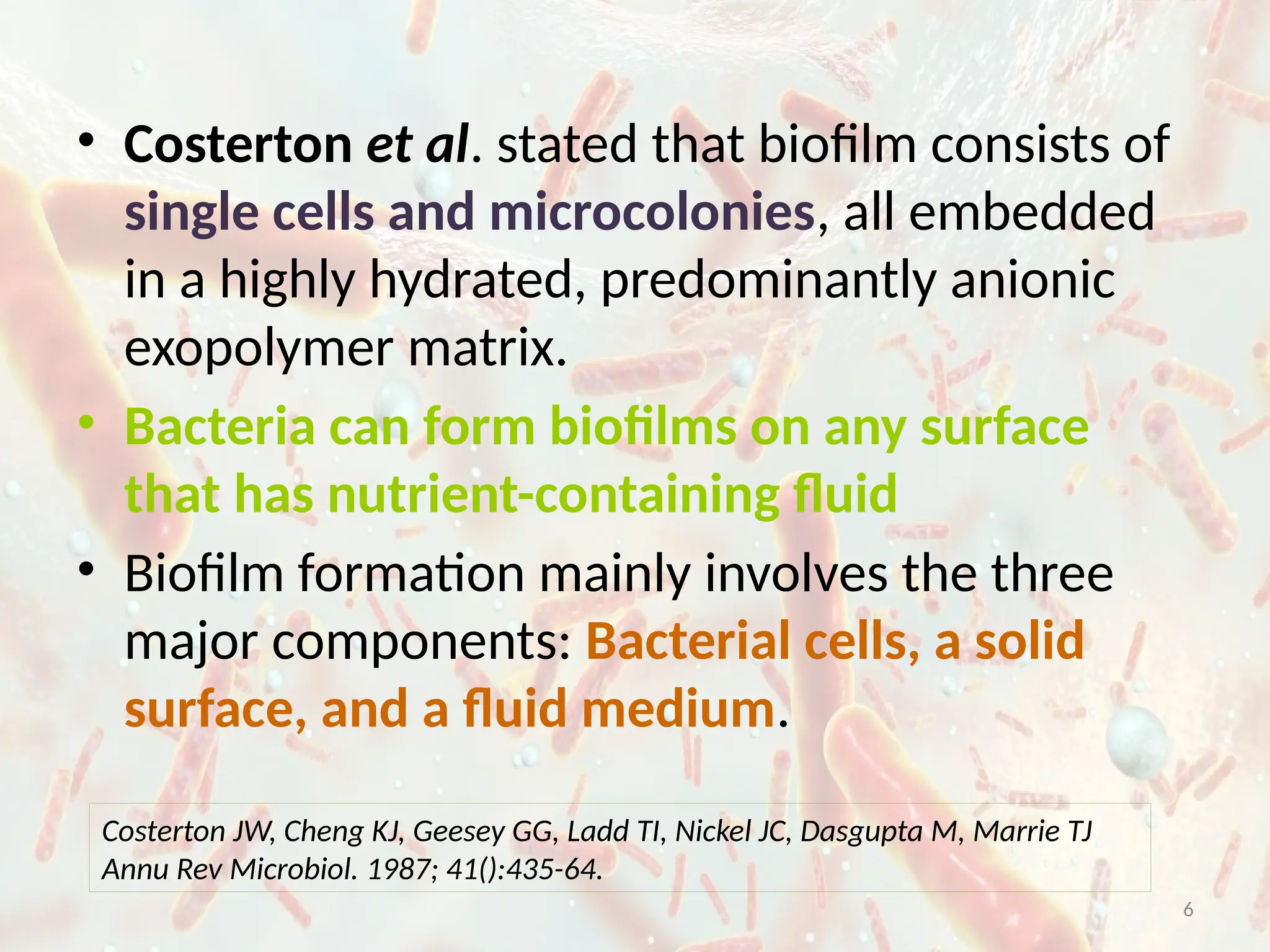 biofilm and its significance in endodontics.pptx | Dental Health | Diseases and Conditions