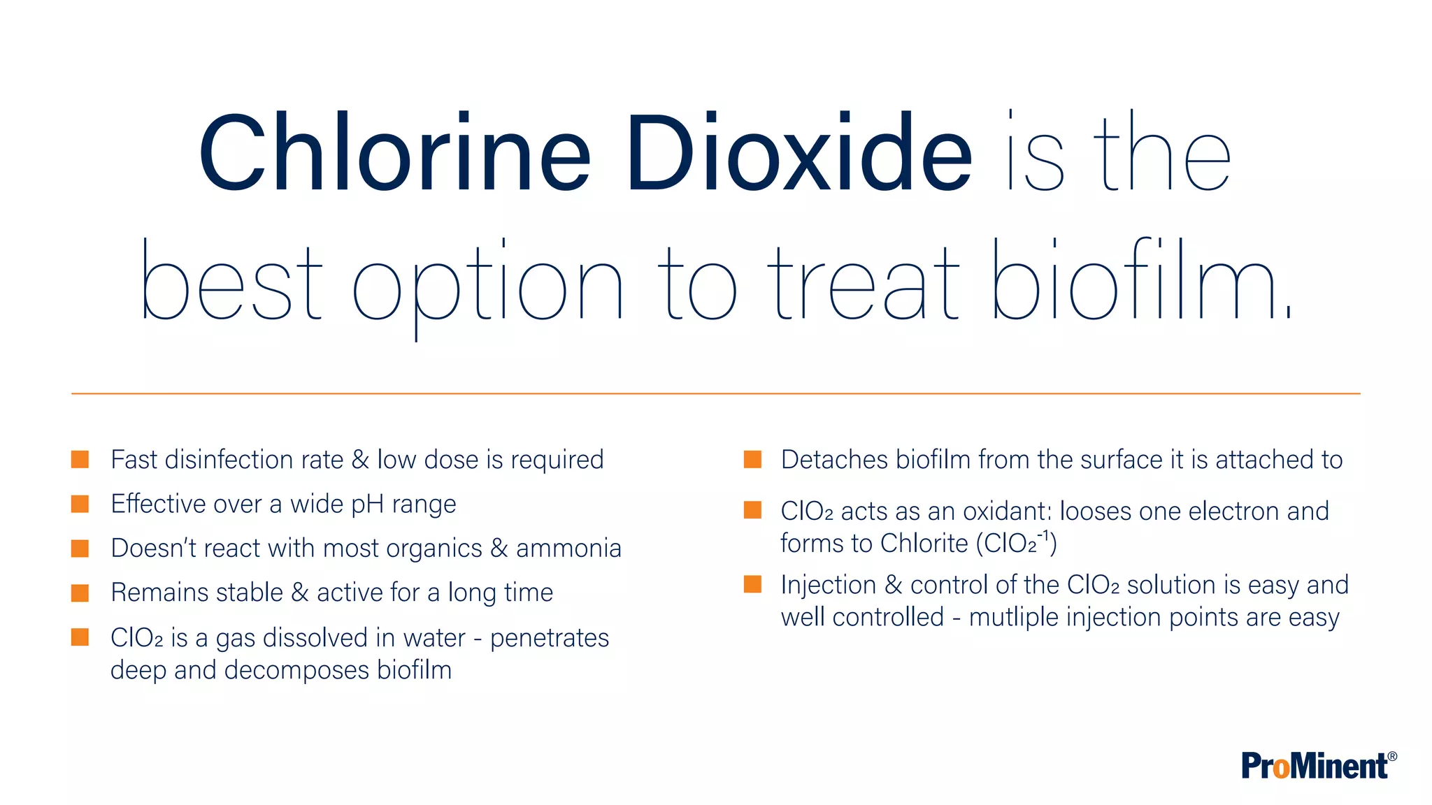 Biofilm Control: Treatment with Chlorine Dioxide | PDF