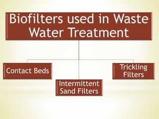 Biofiltration | PPTX