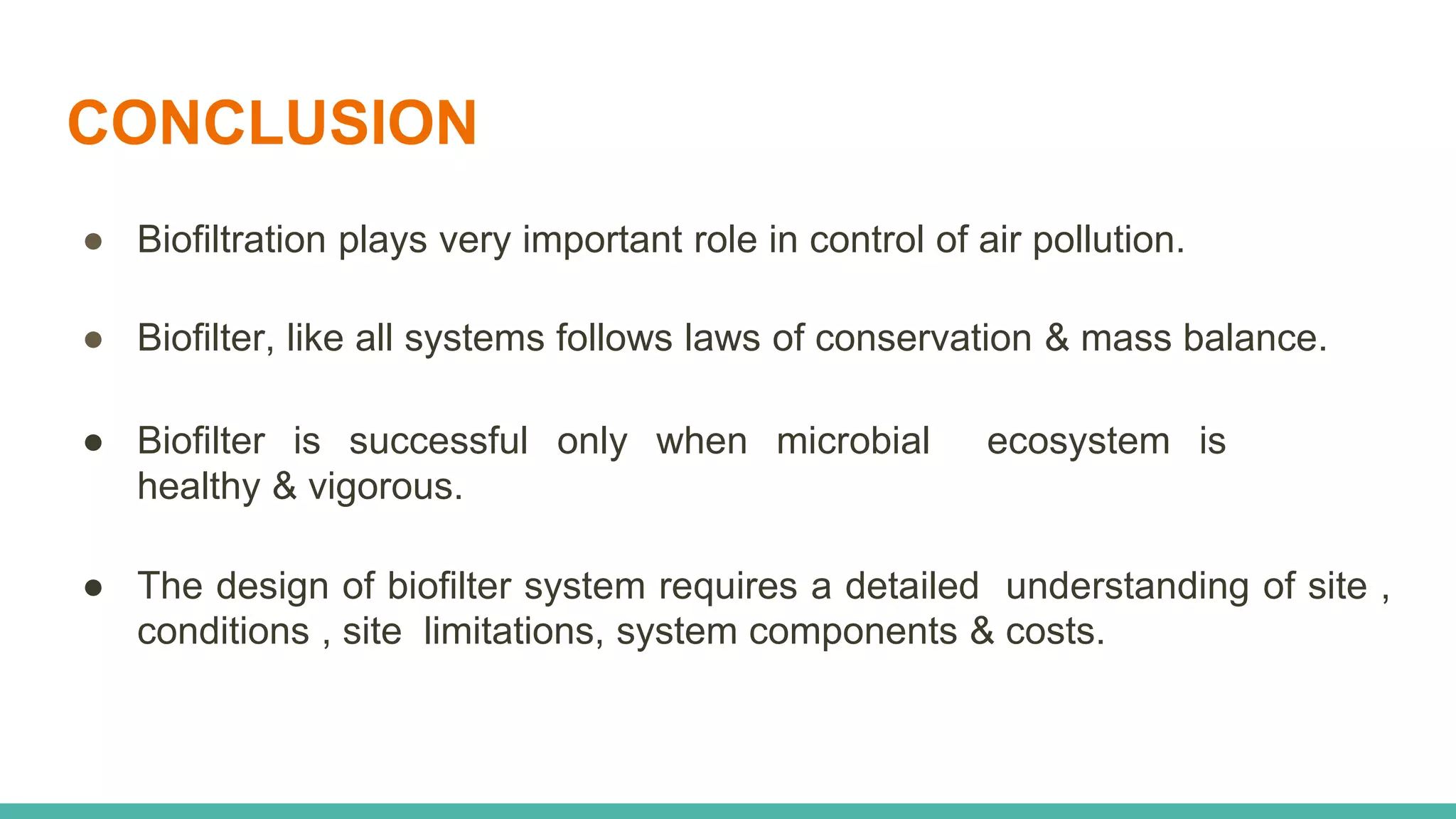 Biofiltration | PPTX
