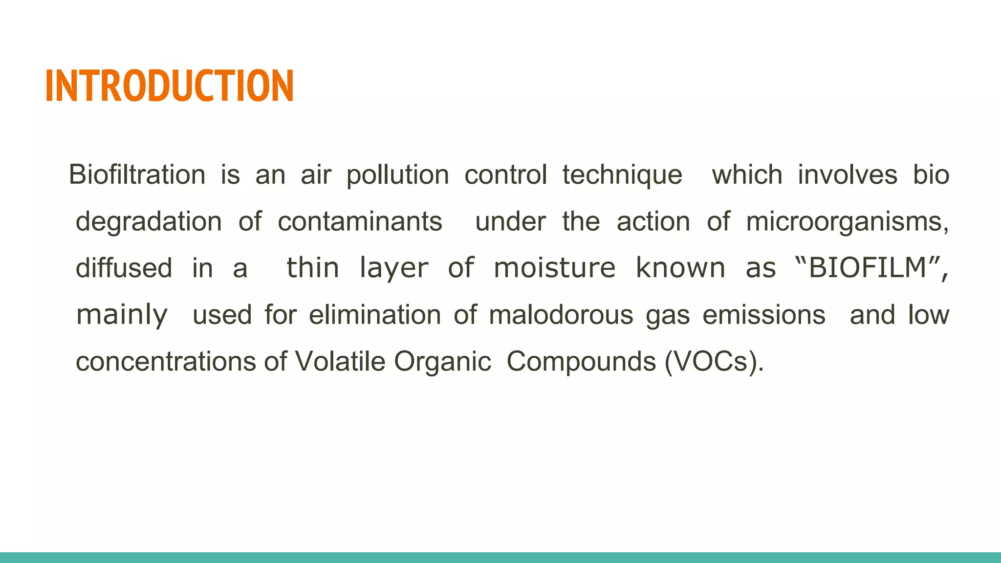 Biofiltration | PPTX