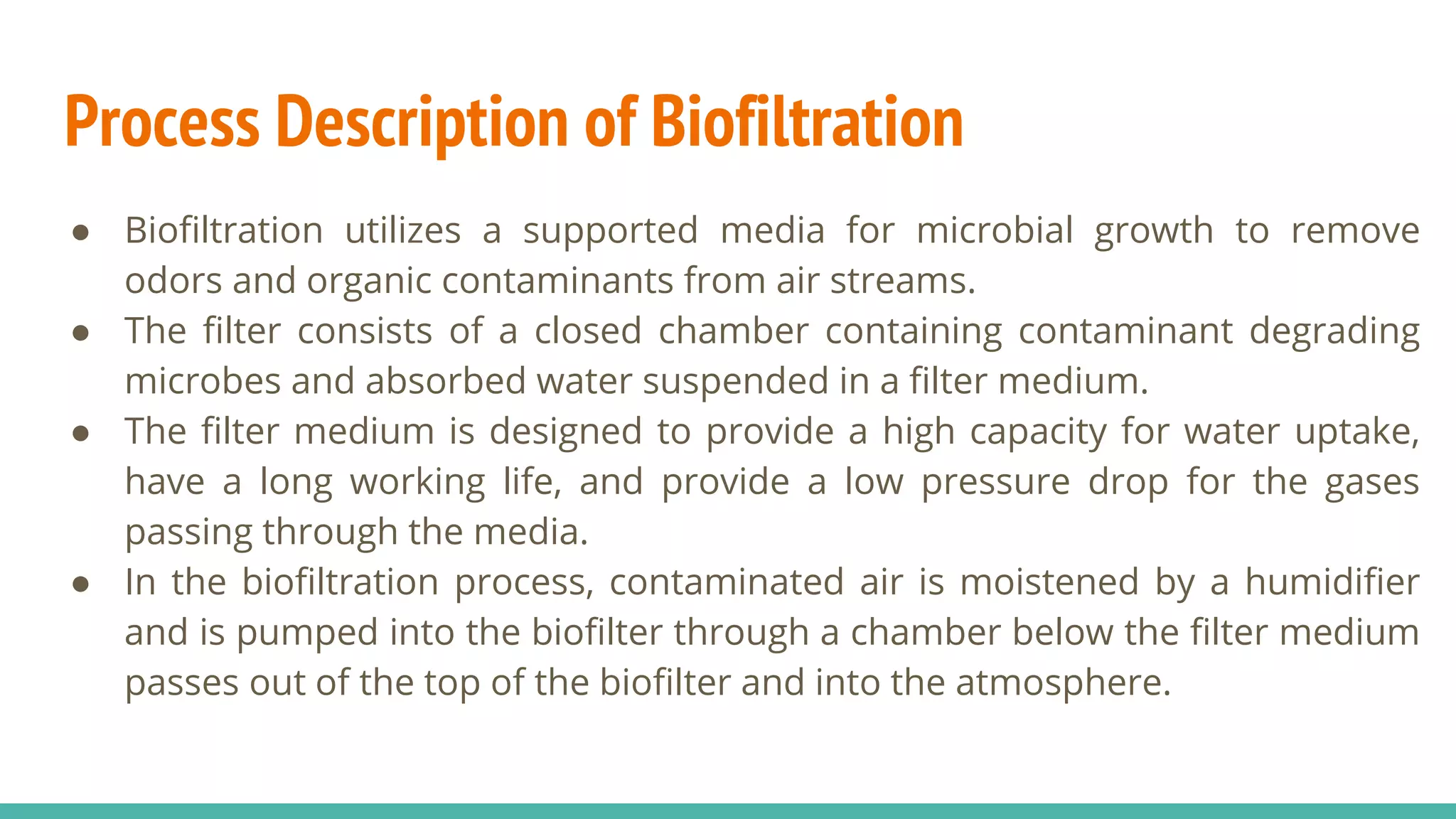 Biofiltration | PPTX