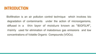 Biofiltration | PPTX