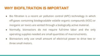 Biofiltration | PPTX