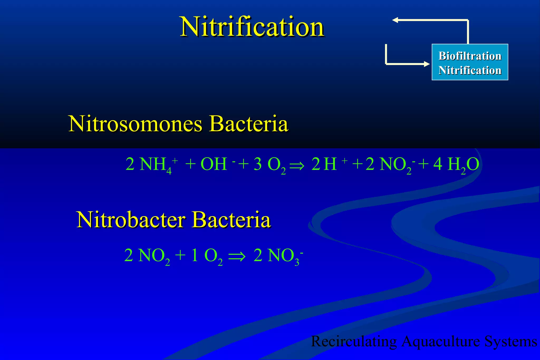Biofiltration nitrification design overview | PPT