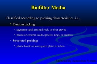 Biofiltration nitrification design overview | PPT
