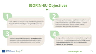 BIOFIN-EU: Project Overview (General Presentation) | PDF