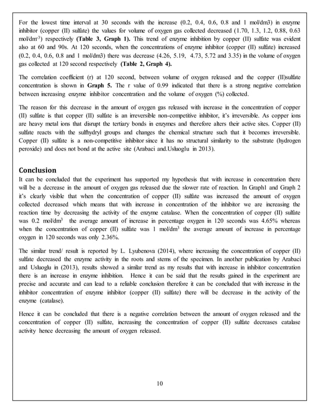 Biology internal assessment ibdp | DOCX | Chemistry | Science