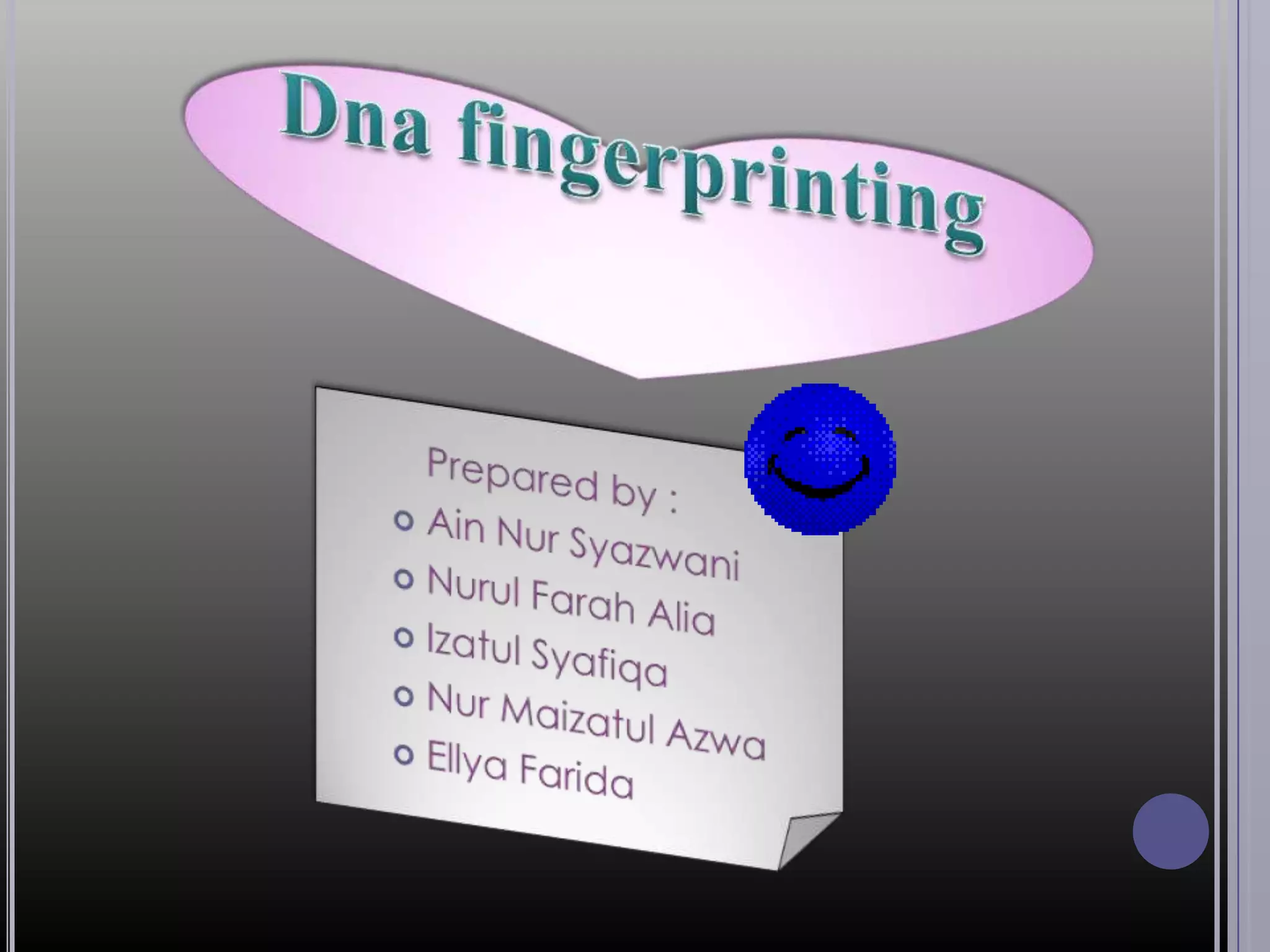 DNA fingerprinting | PPTX