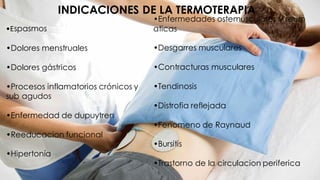 Termoterapia en Fisioterapia | PDF