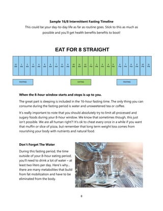 Bio Fit Eat For 8 Straight: Intermittent Fasting Protocol | PDF