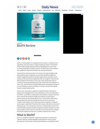 How to lose weight in 2021: Biofit review | PDF