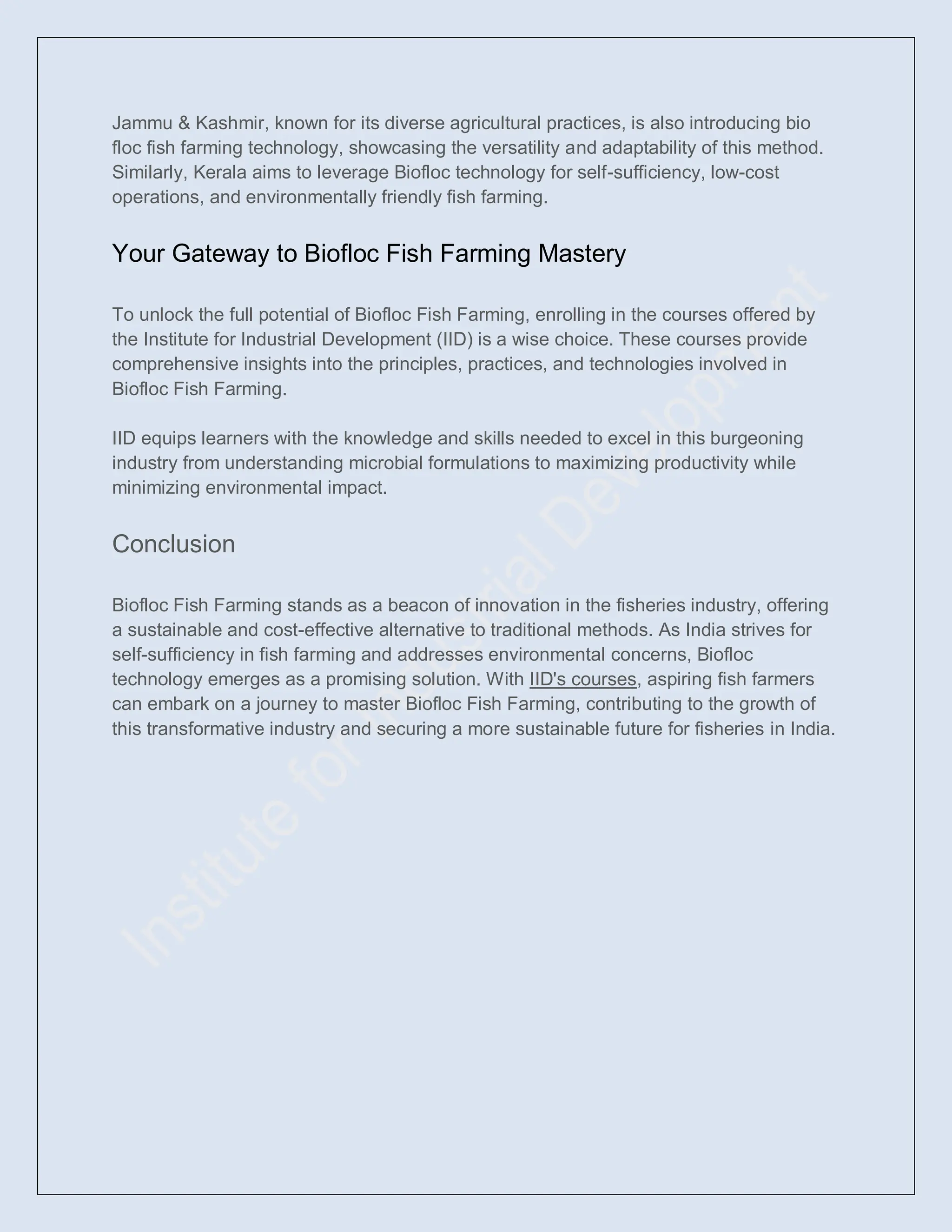 Unlock Aquaculture Success with Bio Flock Mastery | PDF | Agriculture ...