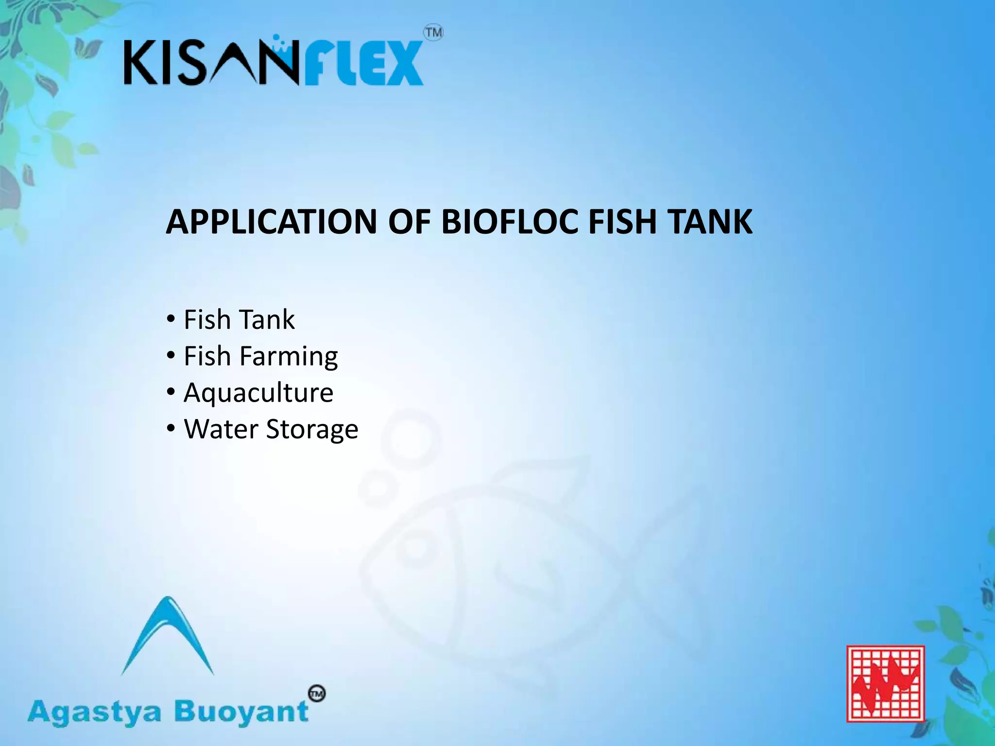Biofloc Fish Farming Tanks | PPTX
