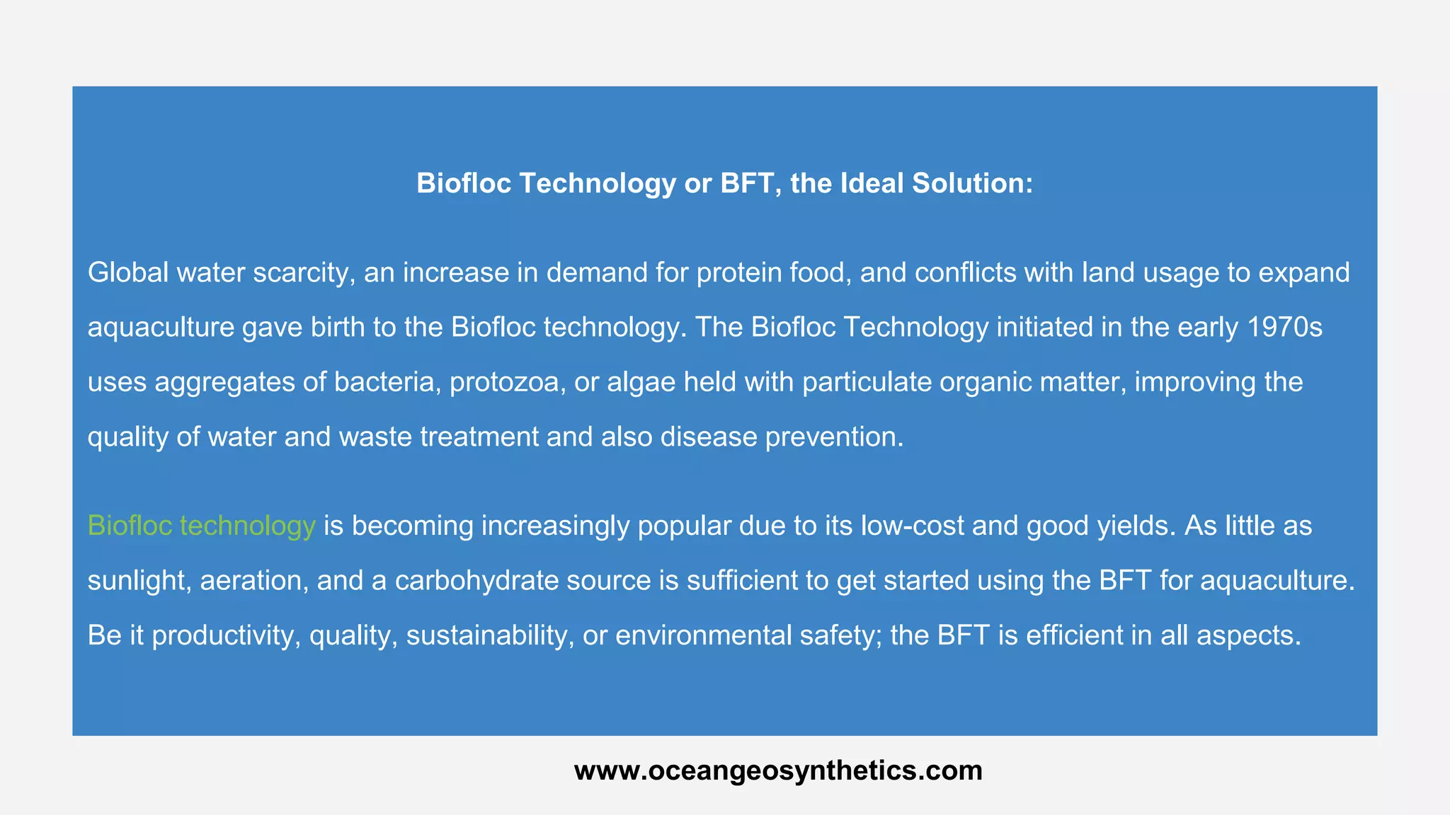 Biofloc Fish Tank System - PVC Fish Farming Tank. | PPT