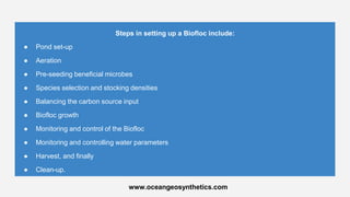 Biofloc Fish Tank System - PVC Fish Farming Tank. | PPTX