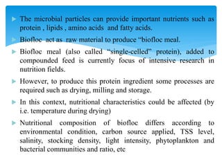 Biofloc Technology in aquaculture | PDF