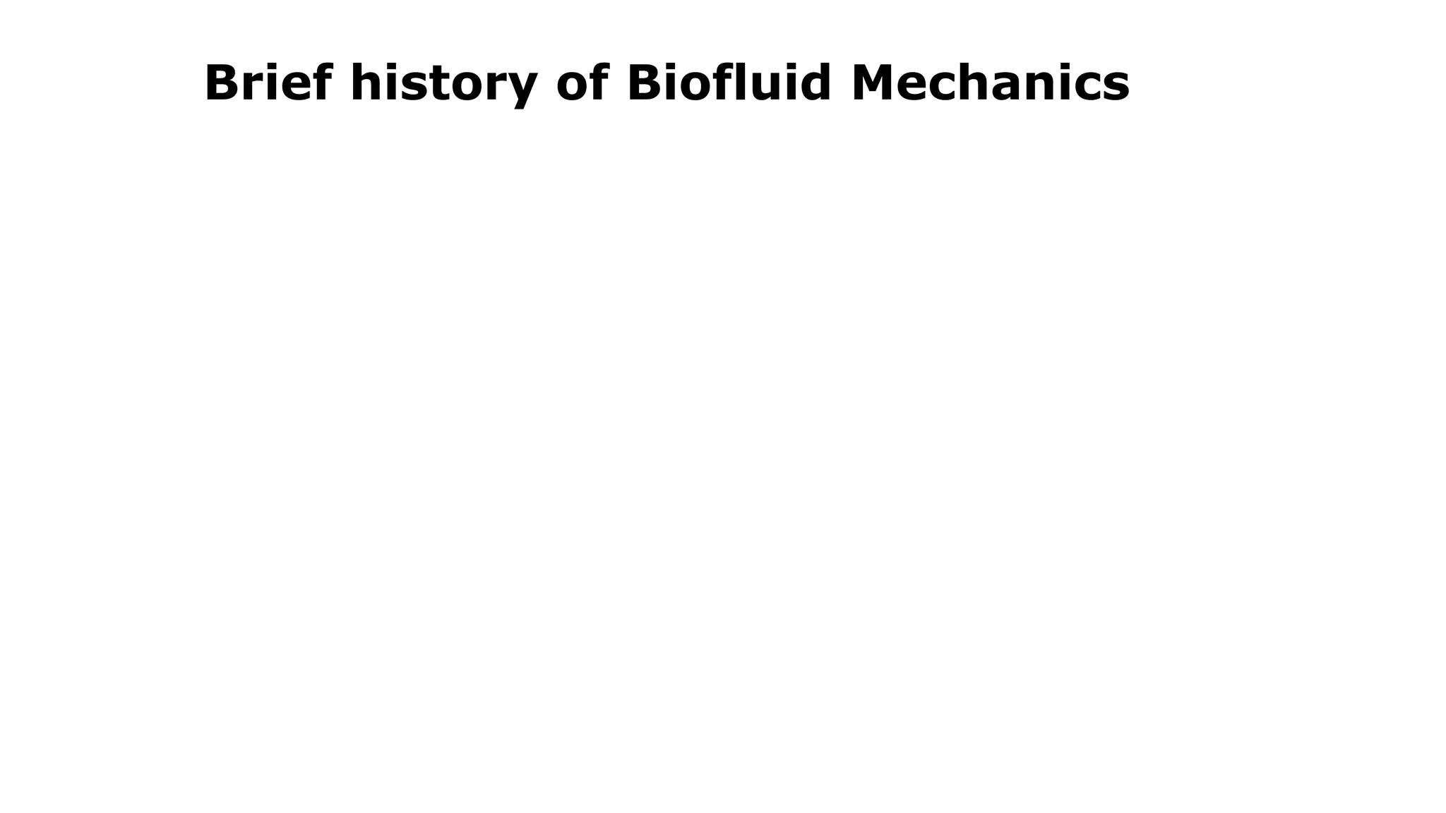 biofluid mechanics full chapter presentation | PPTX