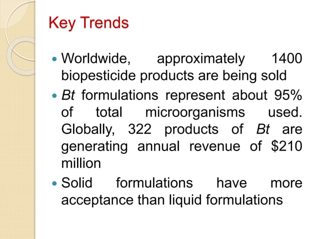 Prospects of Bio-formulations in India with special emphasis on N.E ...