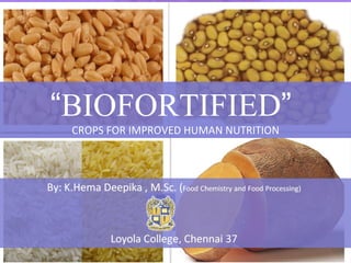 Biofortification analysis | PPT