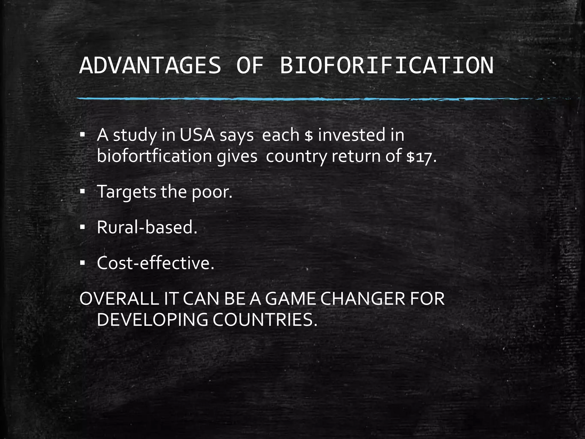 Biofortification | PPTX