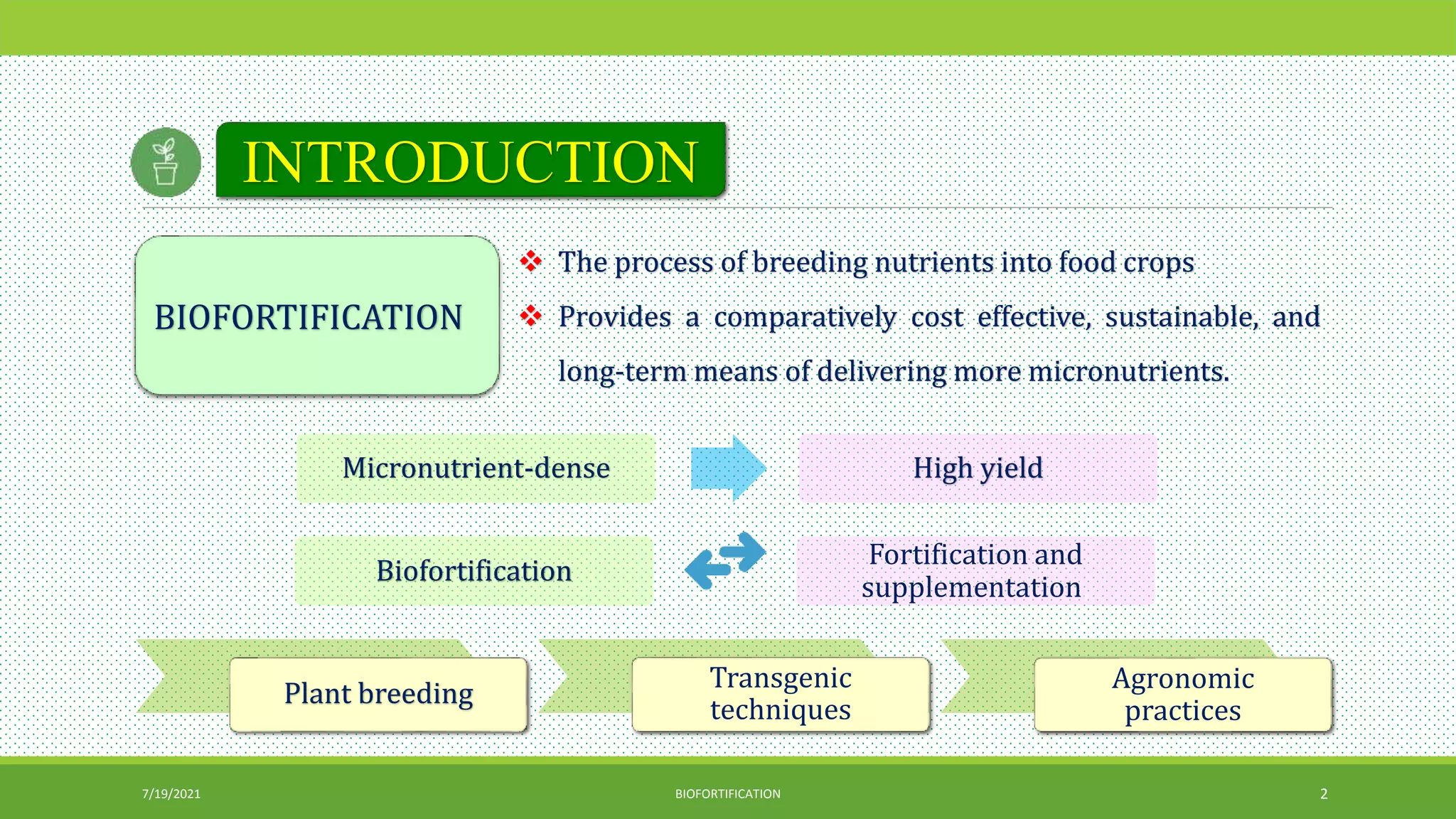 Biofortification | PPTX