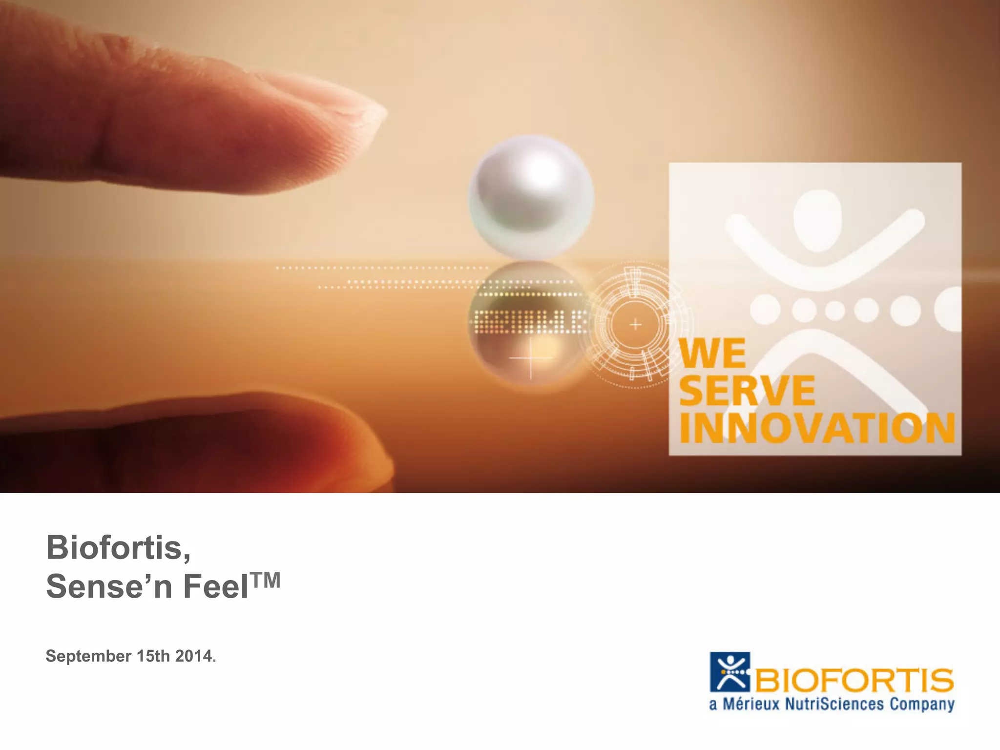 Biofortis sense'n feel | PDF | Business | Business and Finance