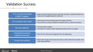 Validation strategies for cloud-based EDCs: more innovation, less ...